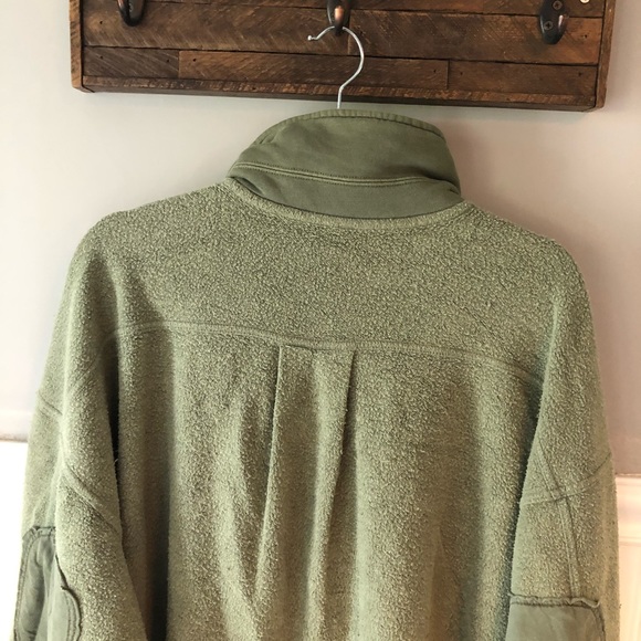 Free People | Jackets & Coats | Free People Ruby Jacket Green Oversized ...
